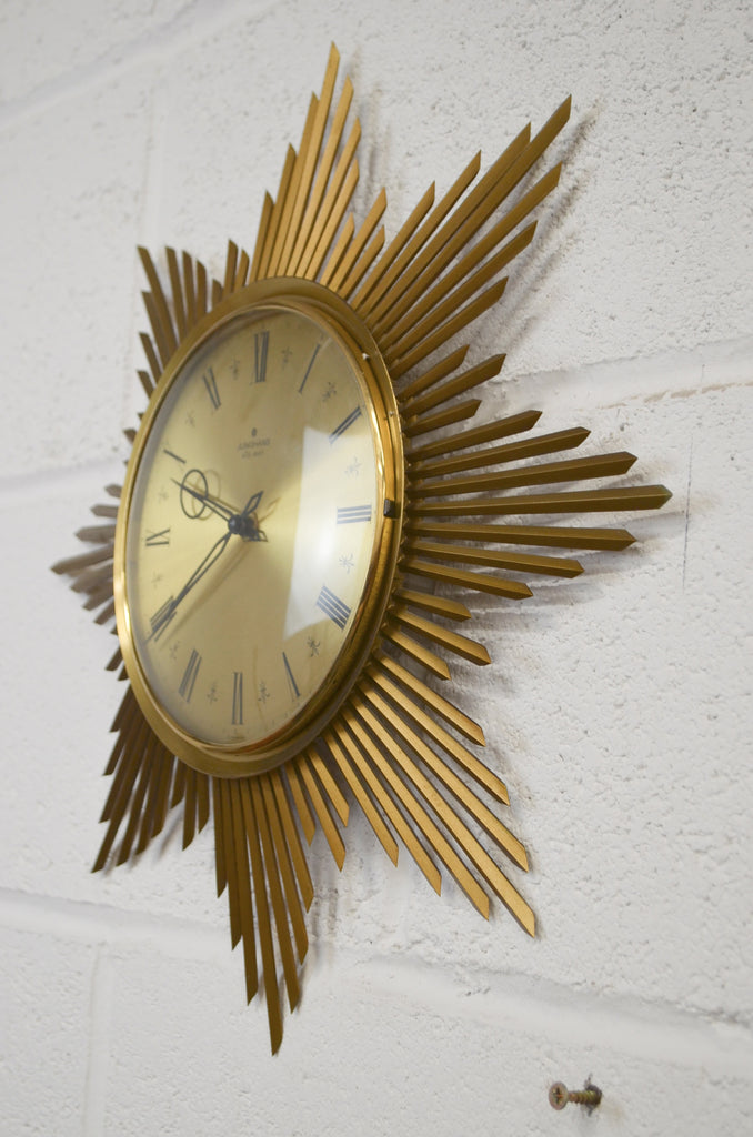 A Vintage Sunburst Wall Clock – Alt Interiors