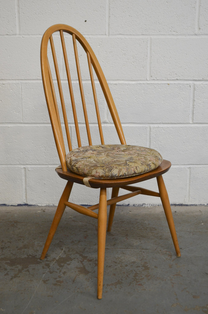 Four Vintage Ercol Dining Chairs (blue label) – Alt Interiors