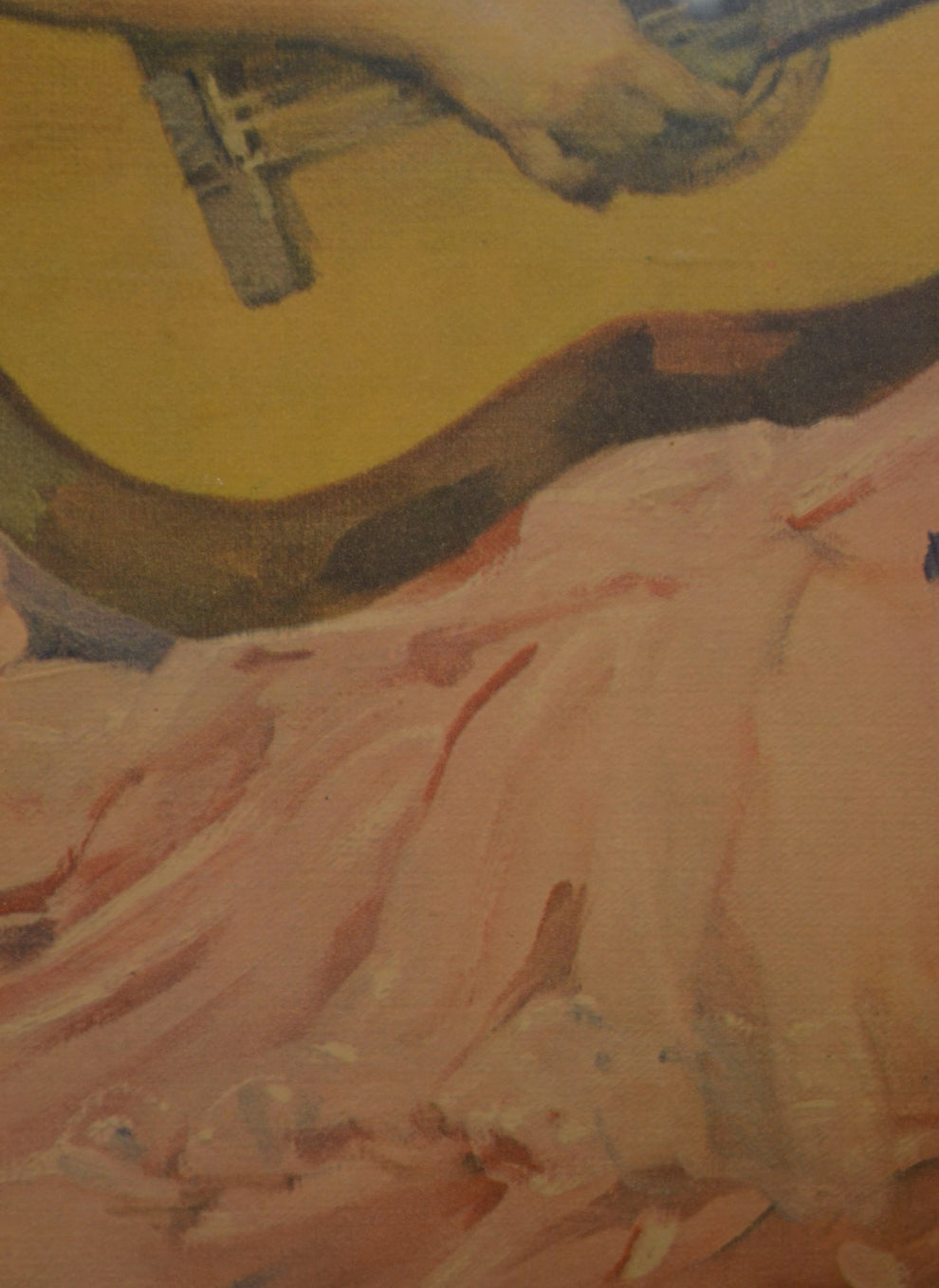 Mid Century Print - Spanish Musician - Francisco Rodriguez Sanchez Cle ...