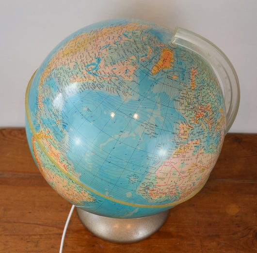 Large Vintage Globe Lamp – Alt Interiors