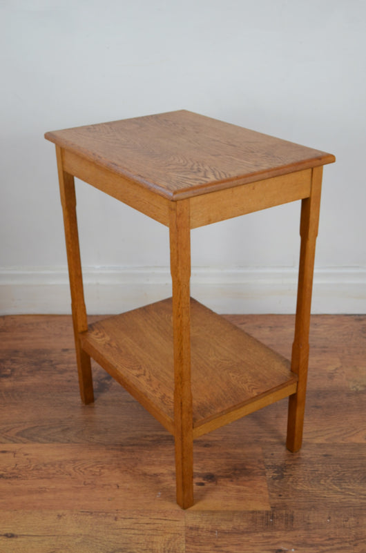 Vintage Oak Side Table – Alt Interiors
